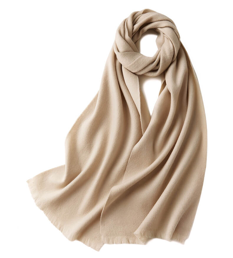 Luxury Solid Short Fringe Wool Scarf | Women and Men Wool Scarves – SUNXZZ